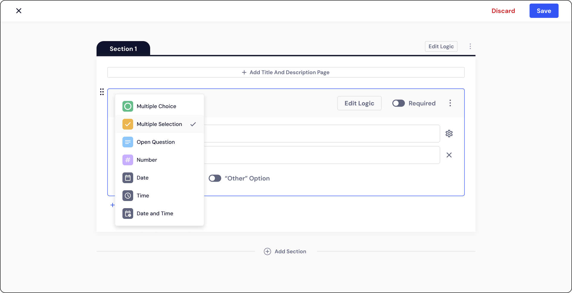 Create a Questionnaire