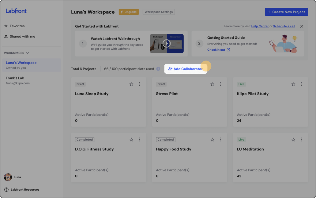 Add and Manage Collaborators