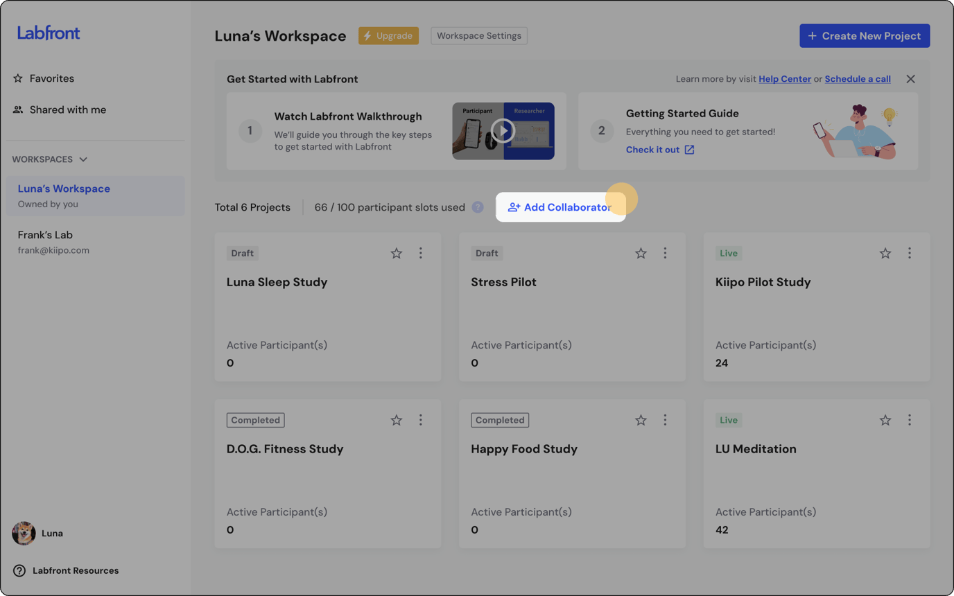 Add and Manage Collaborators