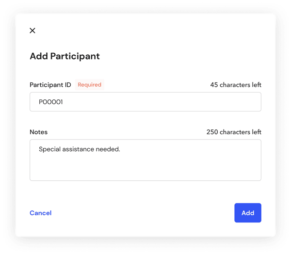 Connect Participants to Your Project