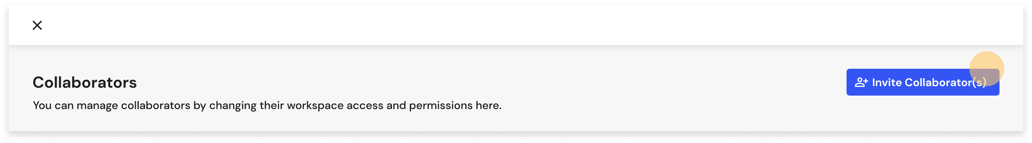 Manage Collaborators