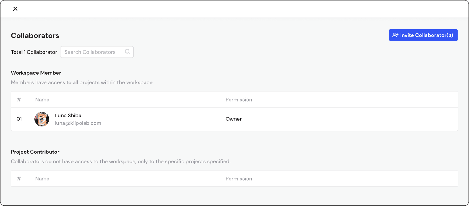 Add and Manage Collaborators
